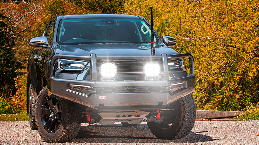 2x AUXBEAM 4.5" LED Pods Lights Hyper Combo Beam White/Amber & Cover ...