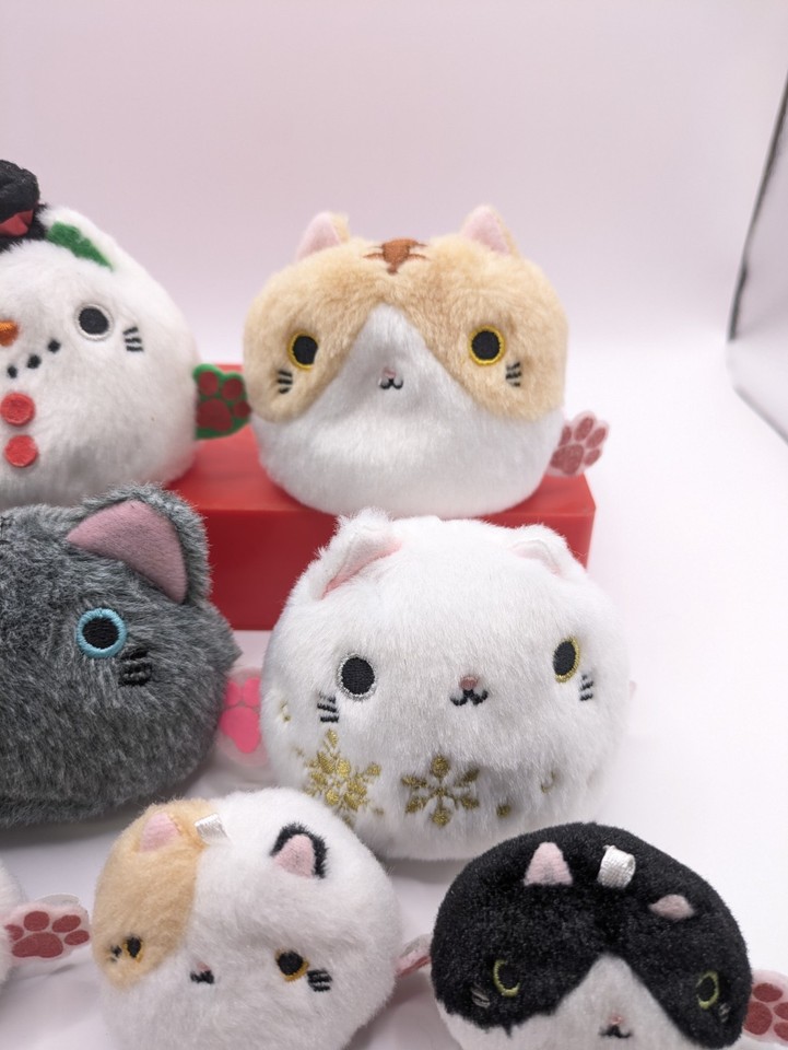 sanei Boueki Neko Dango Cat Plush Lot | eBay