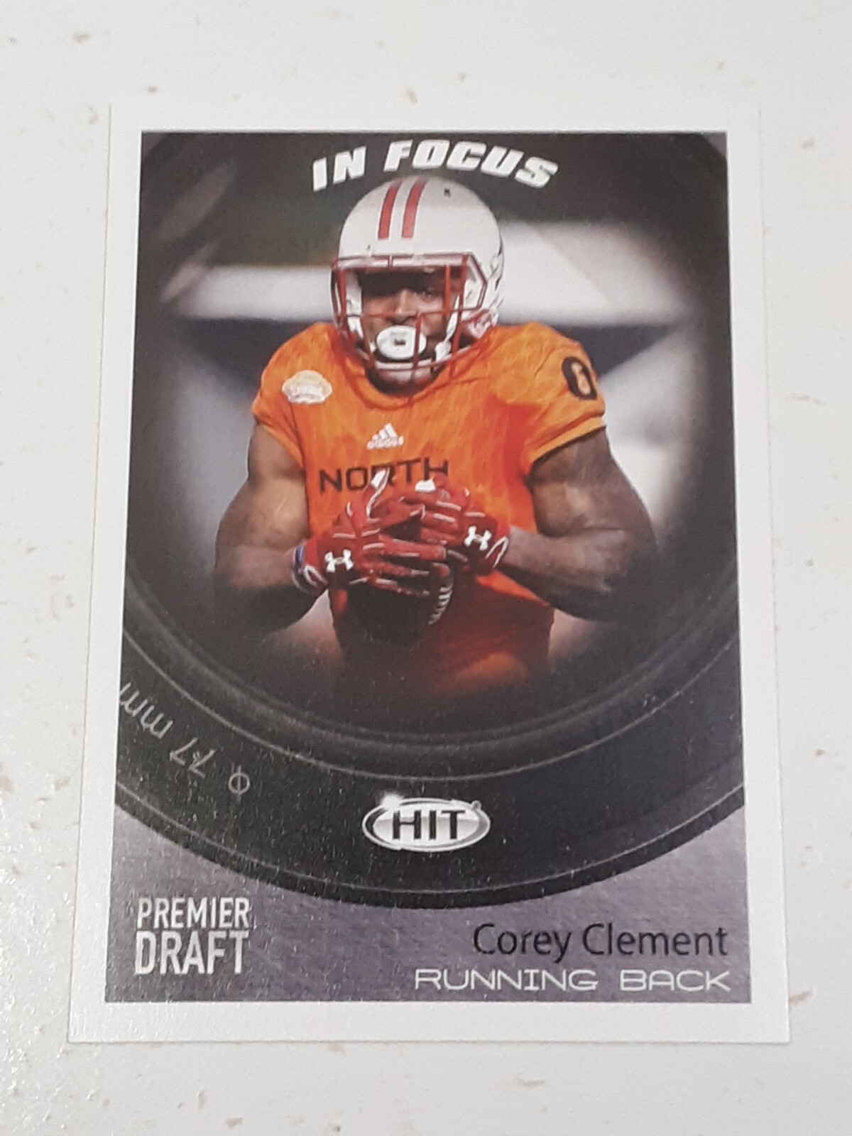 Corey Clement Wisconsin Badgers Philadelphia Eagles 2017 Sage Hit In ...