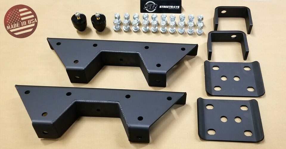 [SR] 73-87 Chevy GMC C10 C20 Frame Support C-Notch & 5" Drop Flip ...
