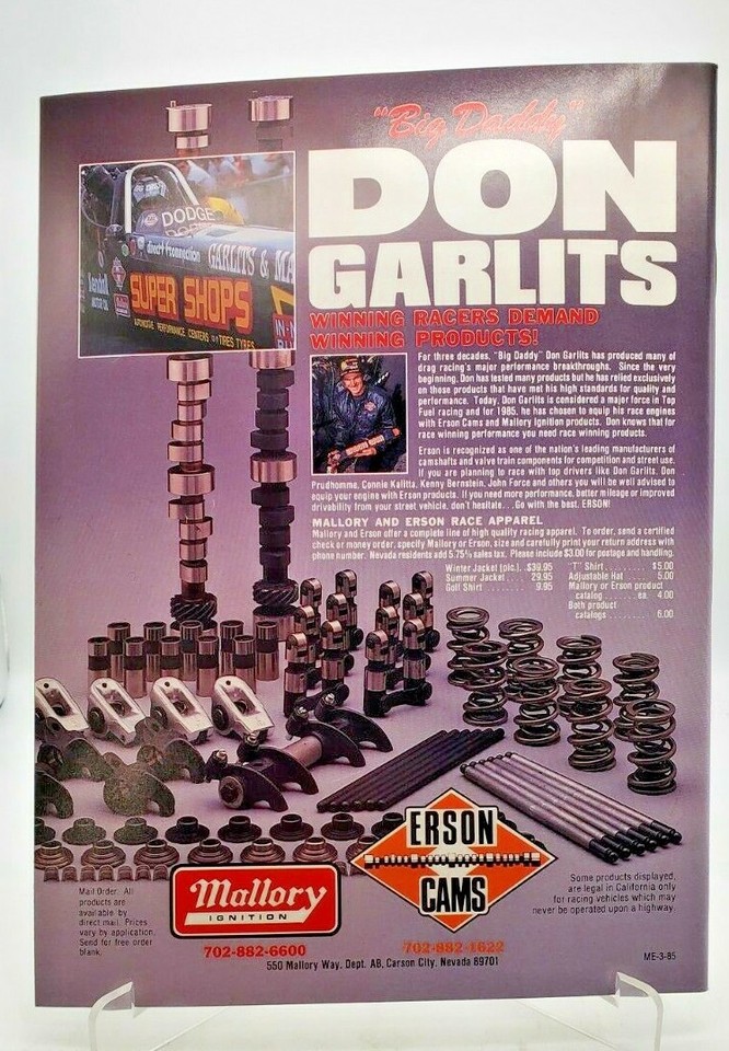 Autobuff Magazine September 1985 Miss Autobuff of year, 1971, 454 El ...