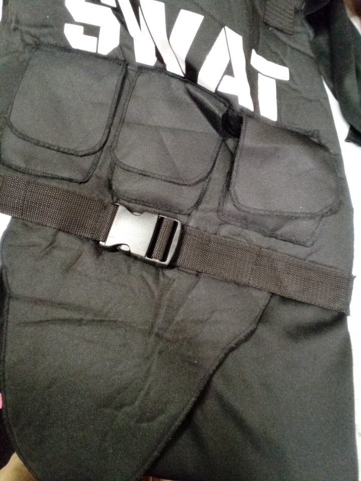 Boy's SWAT Officer Police, Crime Fighter Halloween Costume - Kids Small ...