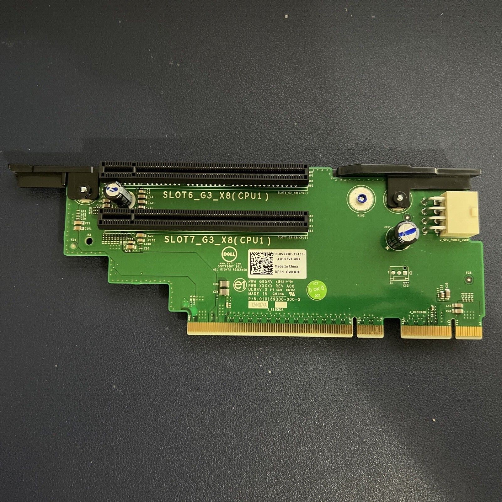 Dell 0VKRHF 2X PCI-E Server Riser Card Board For PowerEdge R720 | eBay