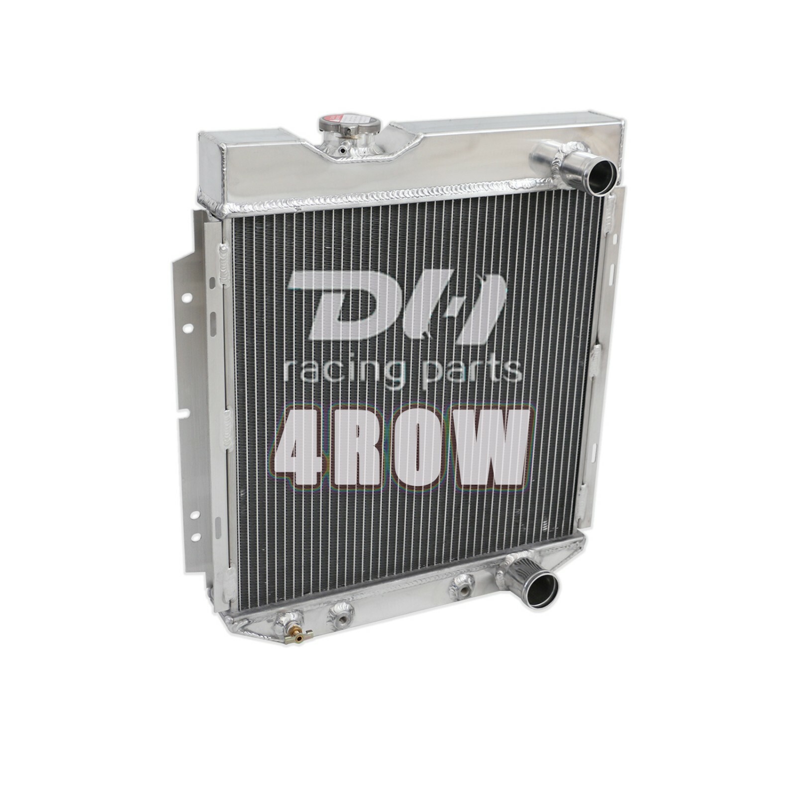 17"W Polished For 64 1965 1966 Ford Mustang 4 Row Core Aluminum ...