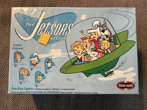Polar Lights The Jetsons Spaceship Model Kit #6810 with figures NIB and ...