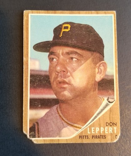 ORIGINAL VINTAGE 1962 TOPPS BASEBALL CARD PITTSBURGH PIRATES #36 DON ...