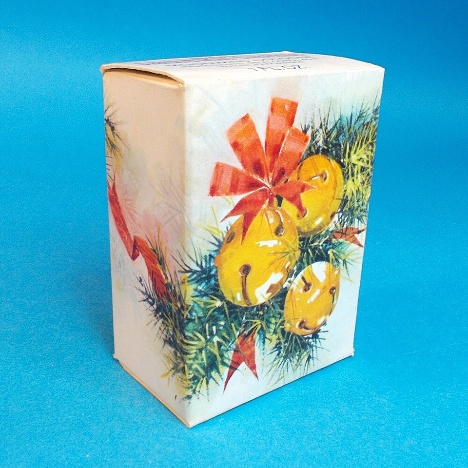 Vtg 70s Avon CHRISTMAS SURPRISE Xmas Sock Full 1oz Cologne Glass Bottle ...