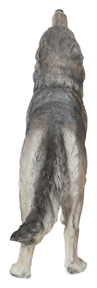 Hi-Line Gift Ltd. Standing Howling Grey Wolf Statue 738362059960| eBay