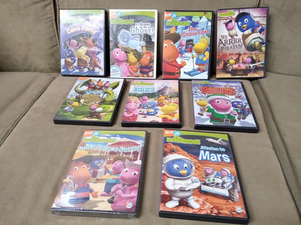 Nickelodeon / Nick Jr, The Backyardigans DVD Lot of 9 used, Kids TV ...