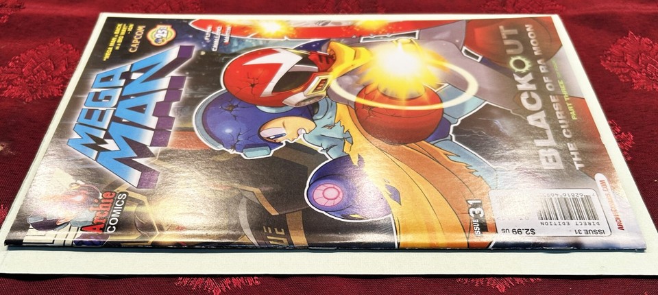 MEGA MAN COMIC BOOK #31 January 2014 CURSE OF RA MOON Pt 3 Bagged ...