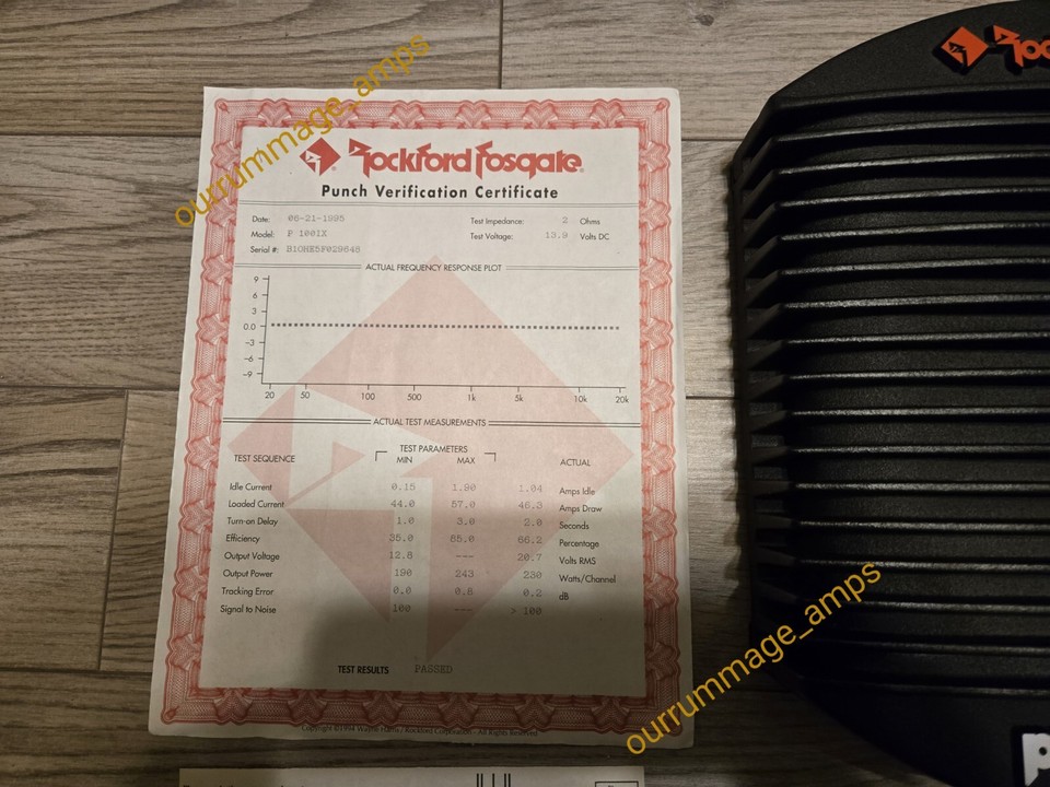 Rockford Fosgate PUNCH 100ix DSM Car Audio Amplifier 🇺🇸 OLD SCHOOL | eBay