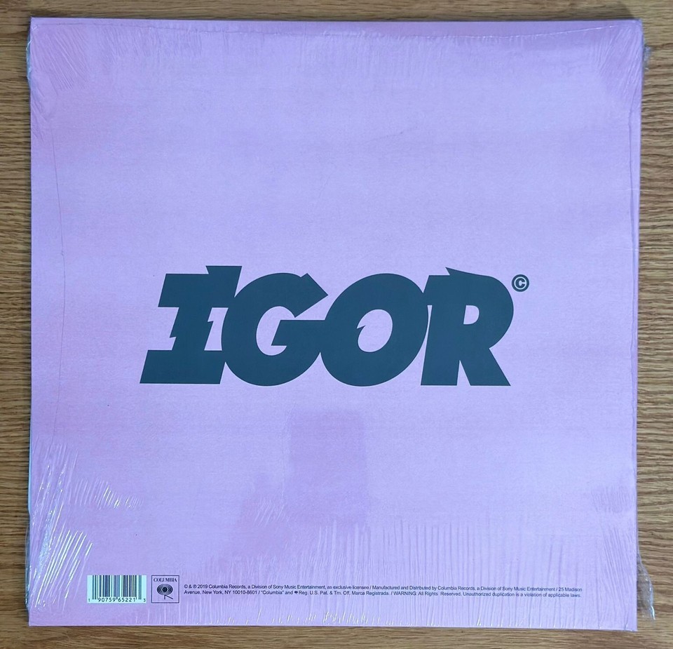 TYLER, THE CREATOR – IGOR - VINYL LP - BB 190759652213| eBay