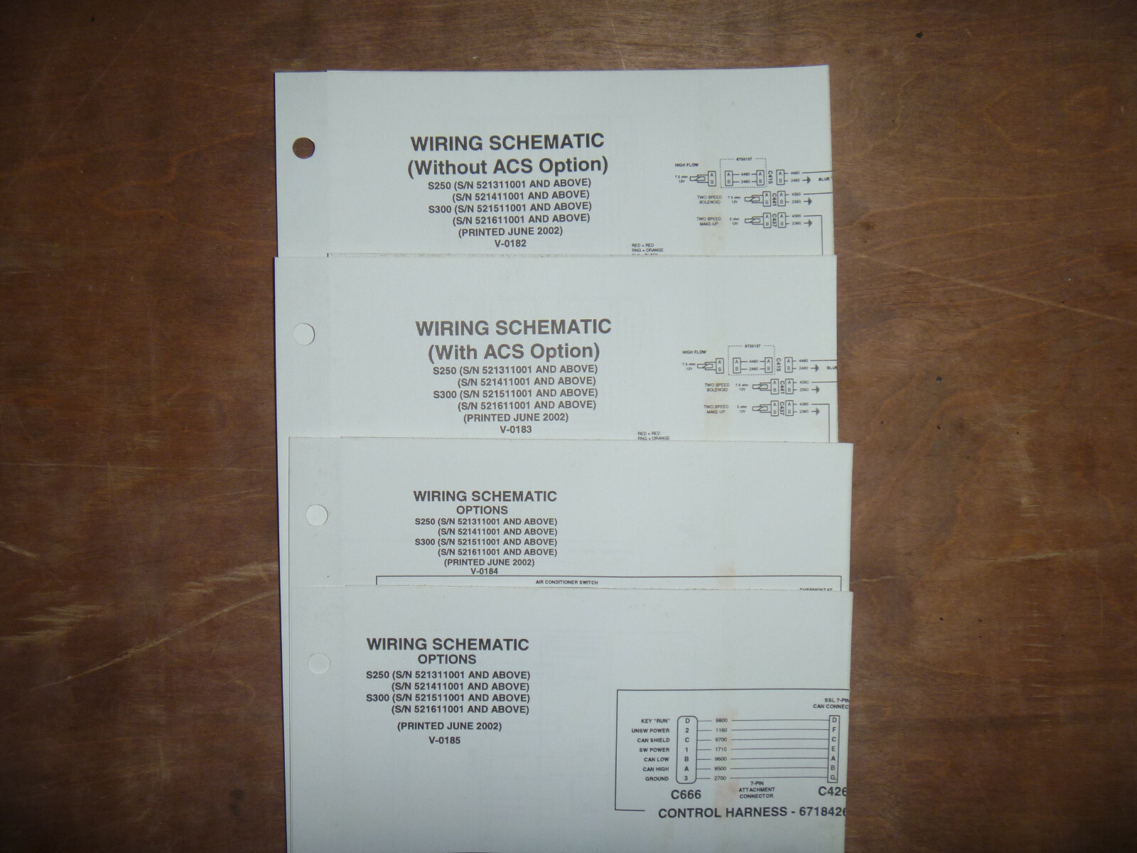 Bobcat S250 S300 Skid Steer Electrical Wiring Diagram Schematic Manual ...