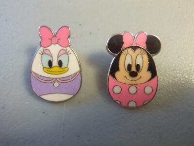 Disney Pins - 2 Pins - Hong Kong Disneyland Easter Eggs - Minnie ...