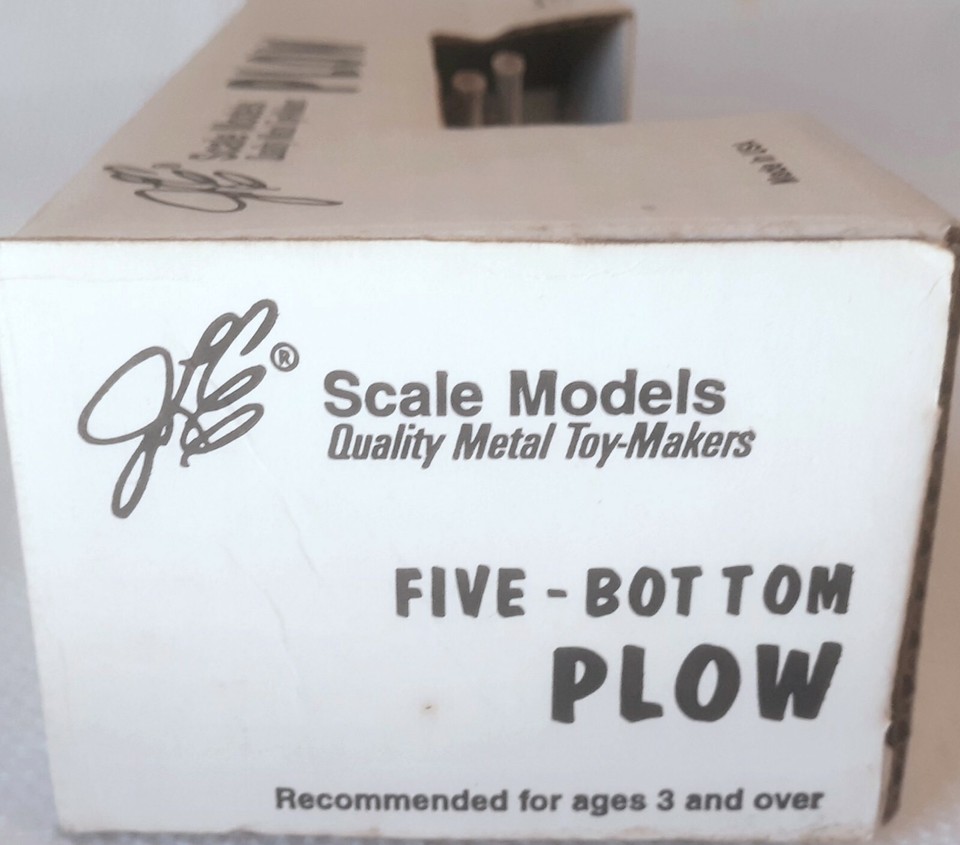 JLE Scale Models 1/16 Ford Five-Bottom Plow Farm Toy NOS in Box Stock # ...