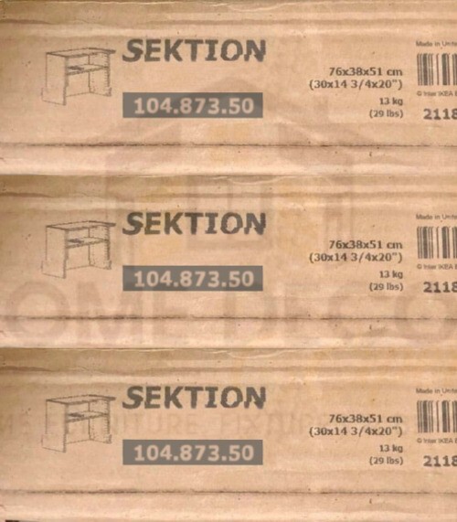 Brand New IKEA SEKTION Wall Cabinet Extractor Hood with Shelf 30x14 3 ...