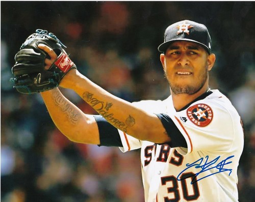 HECTOR RONDON HOUSTON ASTROS ACTION SIGNED 8x10 | eBay
