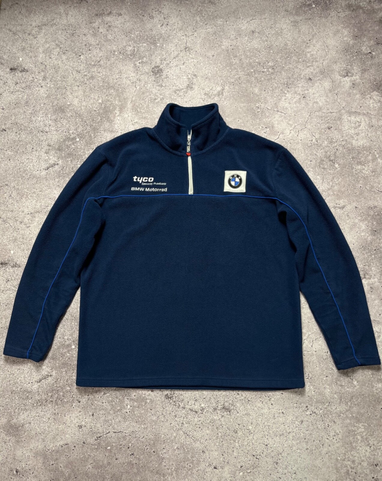 BMW Motorrad Tyco 1/4 Zip Fleece Jacket Racing F1 Siz… - Gem