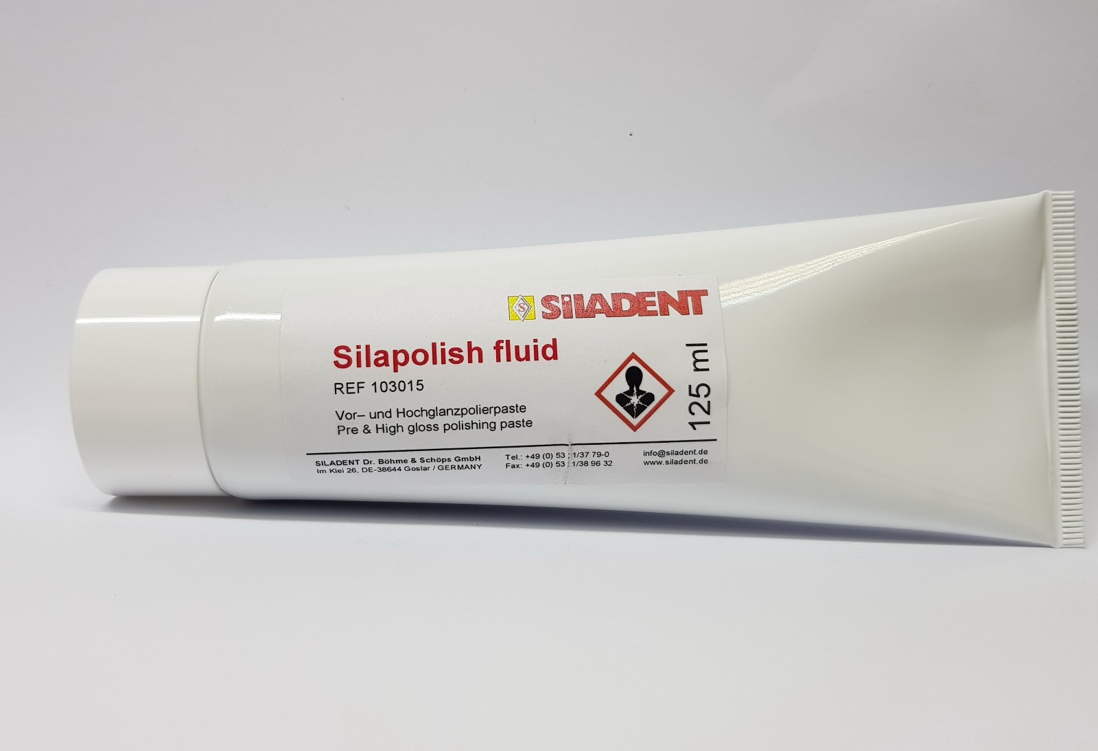 Dental lab Polishing denture Silapolish fluid Metal acrylic Siladent ...