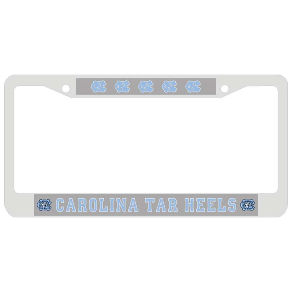North Carolina Tar Heels License Plate Frame - Chrome Frost | eBay