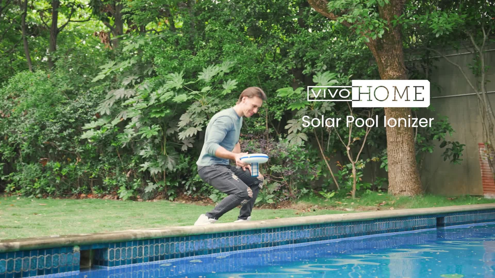 Solar Pool Ionizer Chlorine-Free Sun Shock & Water Purifier Up to ...