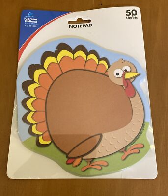 Carson Dellosa Education Paper Turkey Notepad, 5.75-inch | eBay
