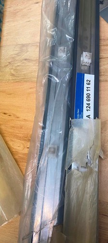 MERCEDES W124 sedan or wagon left front door belt molding 1246901162 | eBay