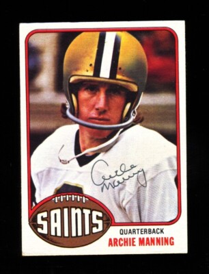 1976 TOPPS ARCHIE MANNING #485 SAINTS AUTOGRAPH SIGNED VINTAGE | eBay
