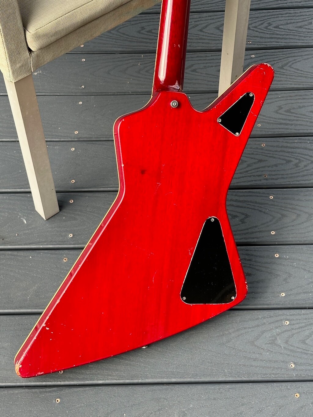 1978 Hamer Standard a factory Left Handed Explorer rare w/low 4-Digit ...