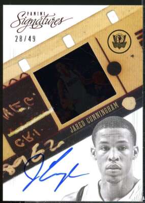 Jared Cunningham Card 2012-13 Panini Signatures Film Autographs Red ...
