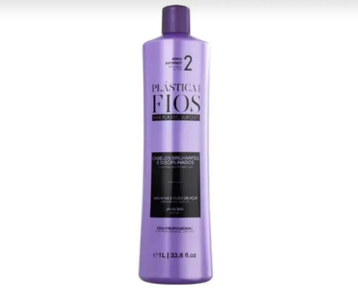 PLASTICA DOS FIOS HAIR SMOOTHING TREATMENT SINGLE BOTTLE 1000ml 34floz ...