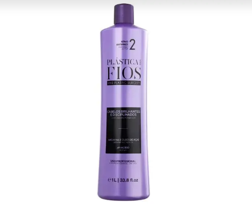 PLASTICA DOS FIOS HAIR SMOOTHING TREATMENT SINGLE BOTTLE 1000ml 34floz ...