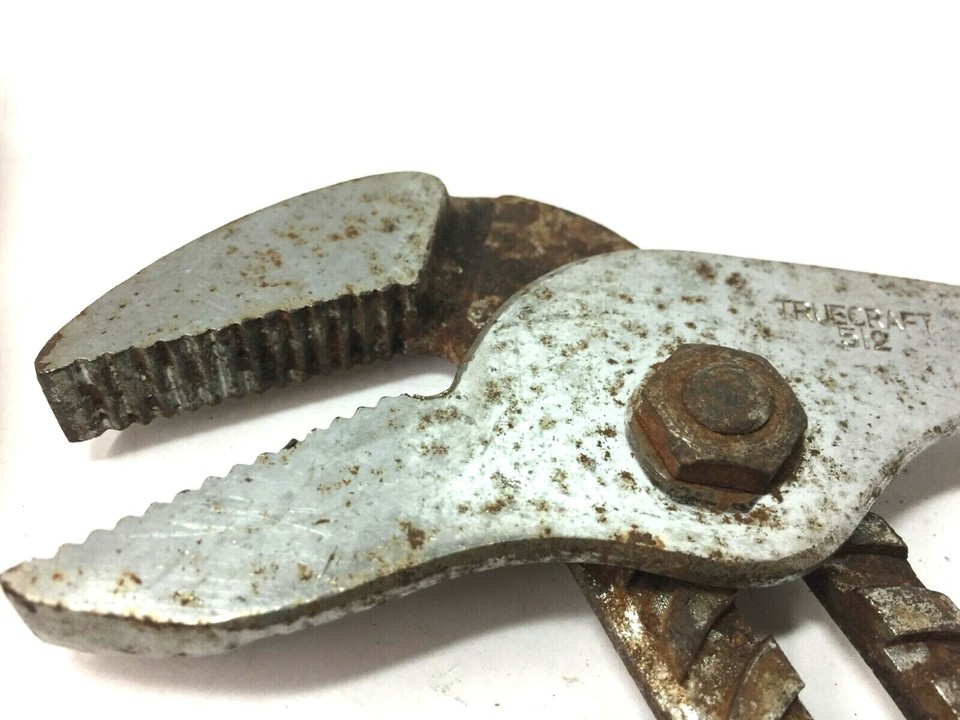 Truecraft # 512 Adjustable 12 in Pliers Hand Tool Insulated Handles ...