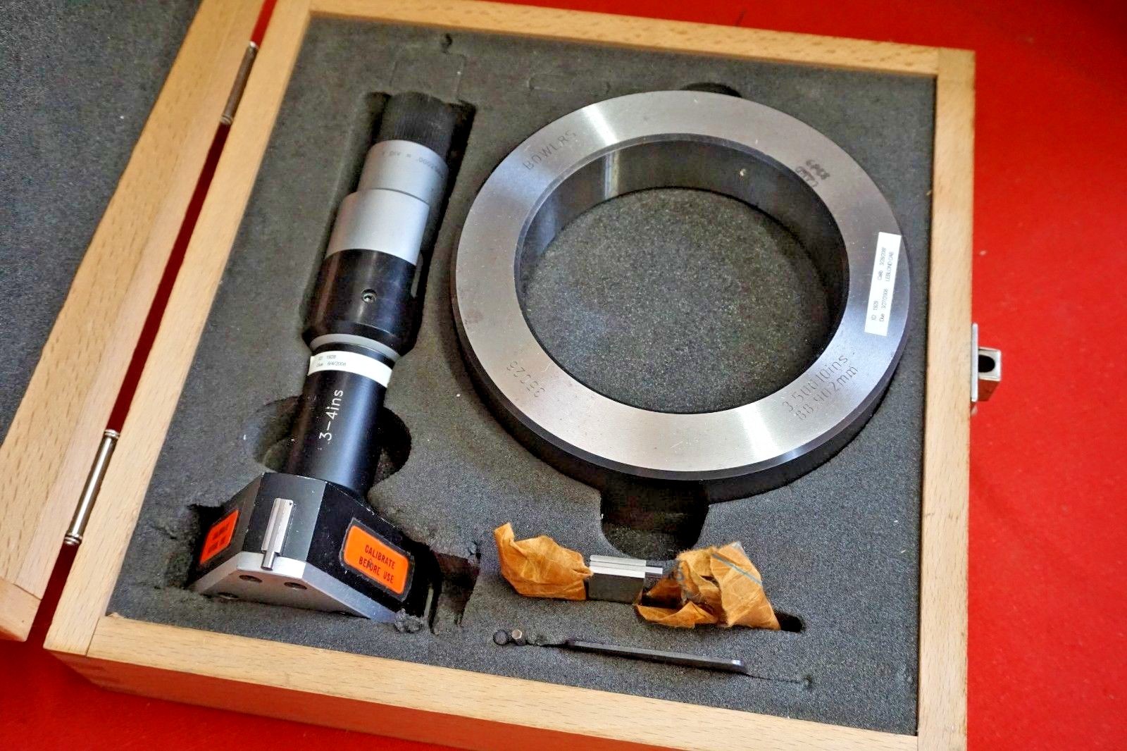 Fowler 52-255-027 Bowers Holmike Internal Micrometer Set 3.000-4.000 ...