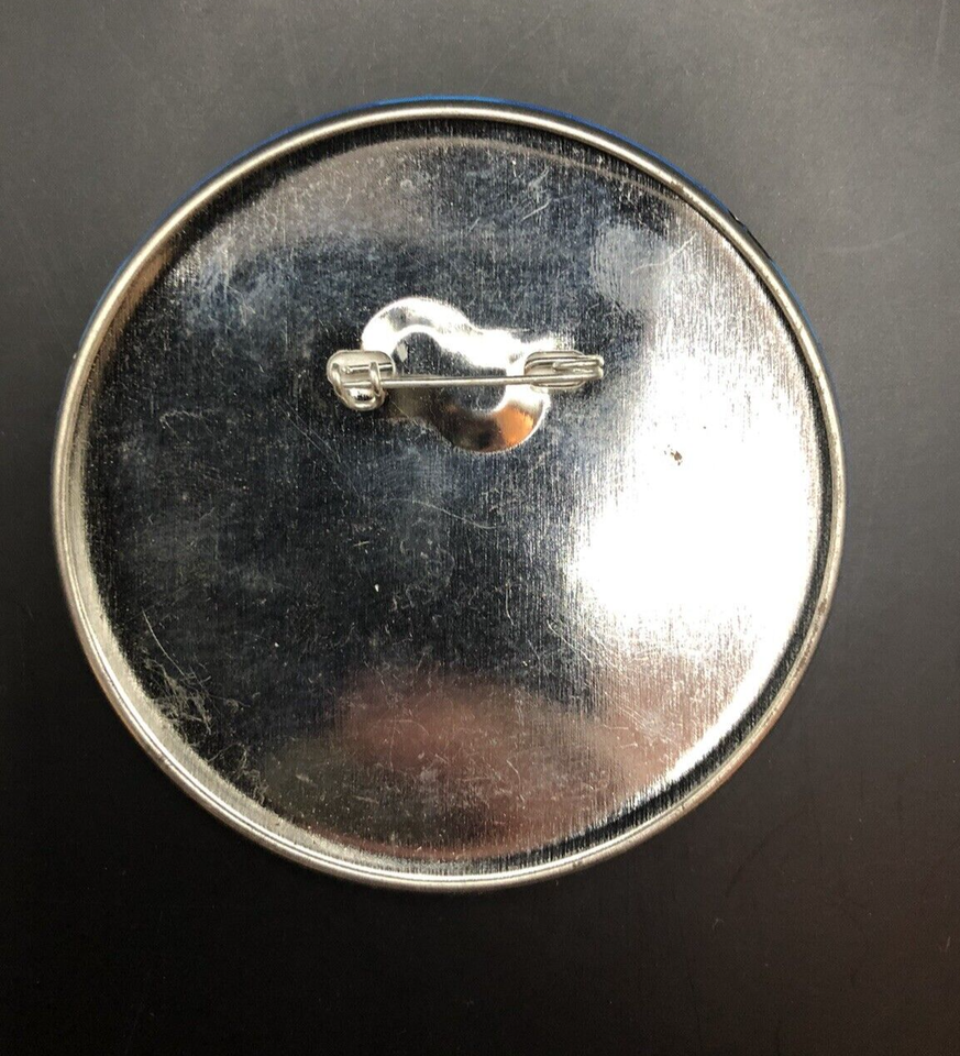 Vtg 3-Inch 14th Year Book It! Button Pin with Silver Stickers Pizza Hut ...