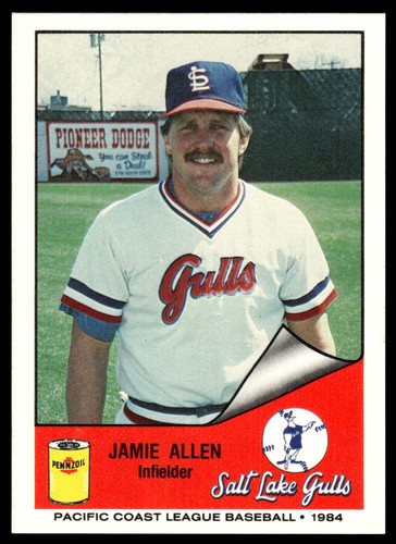 1984 Cramer Salt Lake City Gulls Jamie Allen Salt Lake City Gulls #182 ...