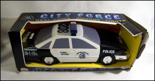 Funrise Toys "City Force" Metro Police Plastic Toy Police Car Original ...