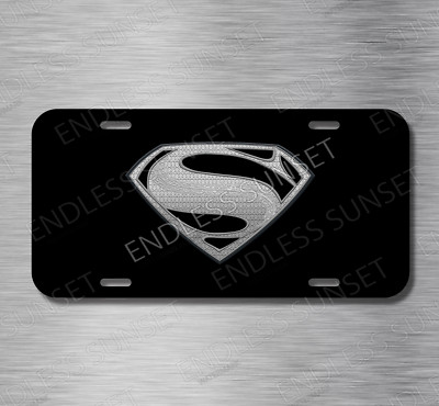 Superman Steel Super Hero Super Man License Plate Front Auto Tag | eBay