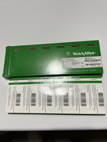 Welch Allyn 03100-U Halogen 3.5V Lamp New box Of 6 | eBay
