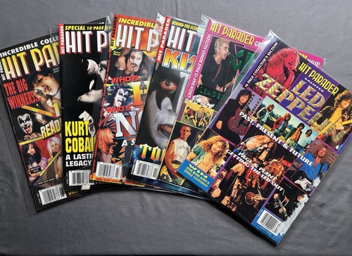 Lot of 6 1995 1996 1997 Hit Parader Heavy Metal Magazines | eBay