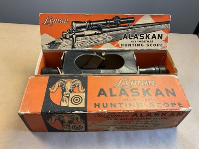 Vintage Lyman Alaskan 2.5x Rifle Scope - Post Reticle - See Description ...