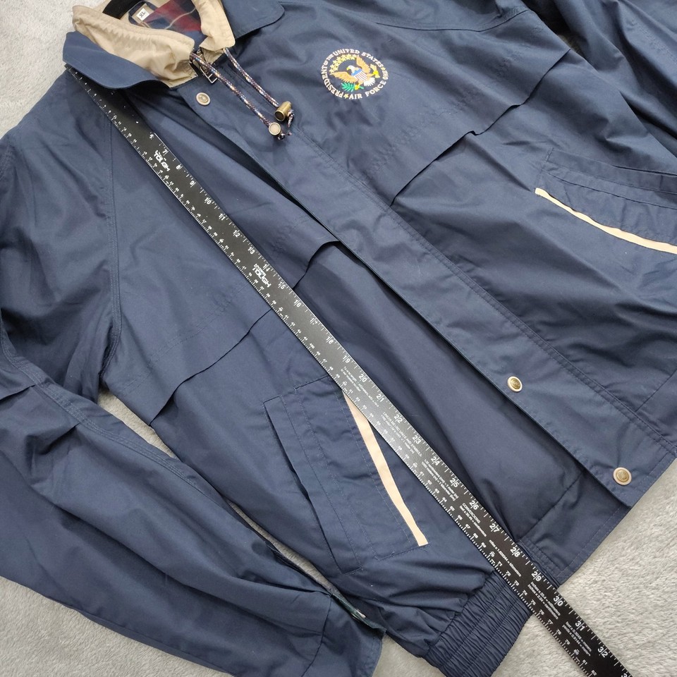 Vtg President of the United States Air Force One Windbreaker Jacket ...