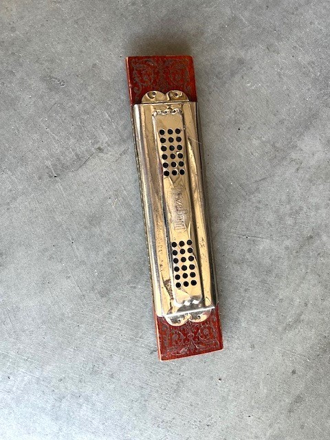 Collectible, Vintage Metropol Prize Band Giant Display Harmonica Made ...