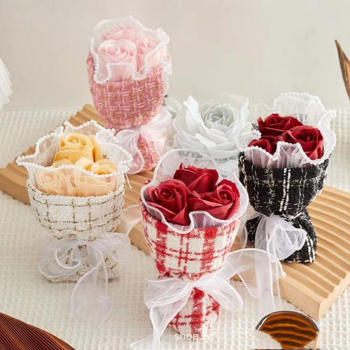 Scented Roses Bouquet 3 Heads Eternal Flowers Bouquet Creative Gifts | eBay