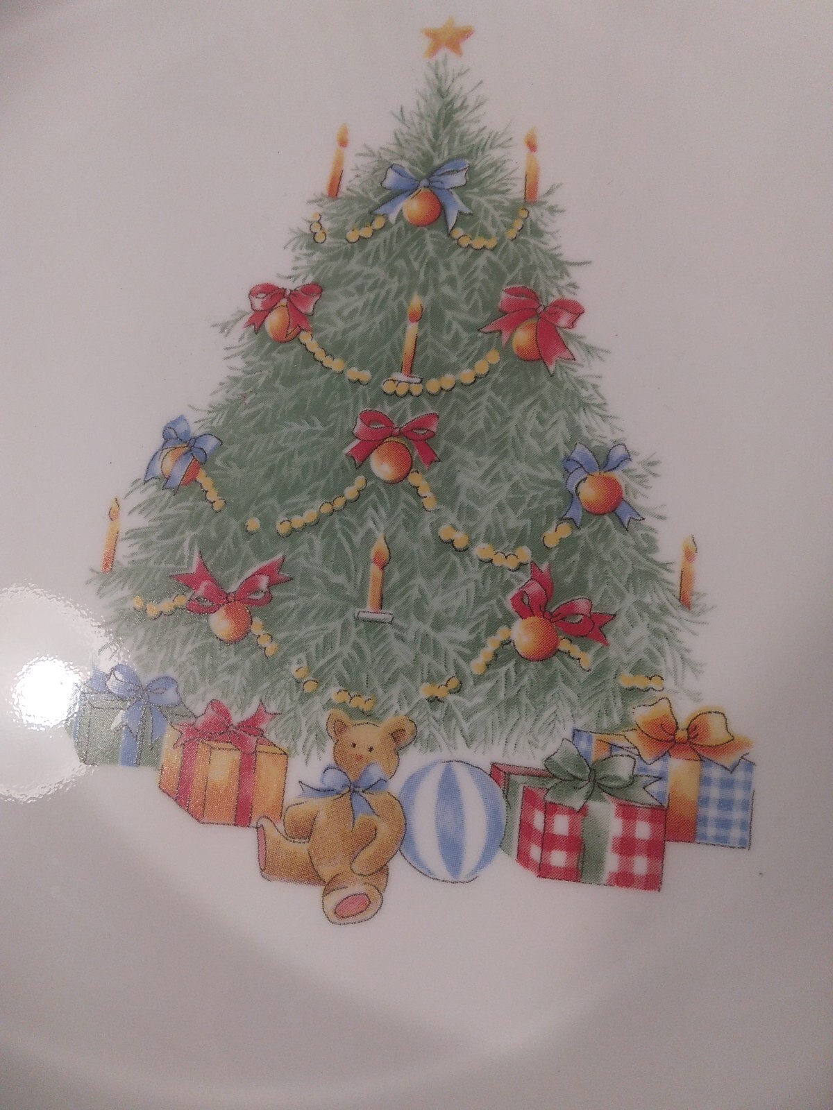 CORELLE CHRISTMAS TREE DESIGN PIE PLATE-PAN DISH BAKER 10.25" GUC! | eBay