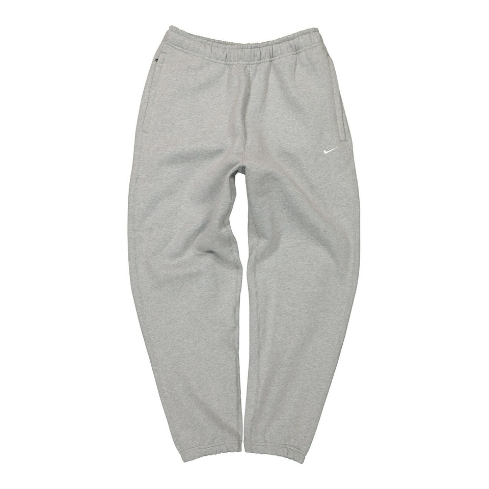 NEW Sz XL Nike NikeLab Oversized Heavyweight Fleece Pants Mens Grey Zip ...