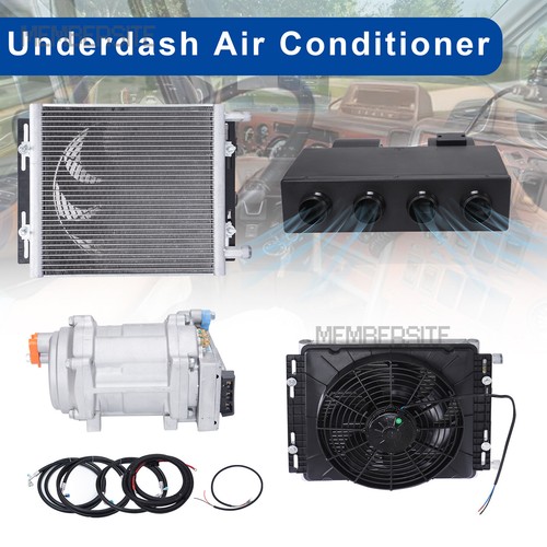 12V Universal A/C Kit For RV Truck Cab Bus Air Conditioner Kit Cooling ...