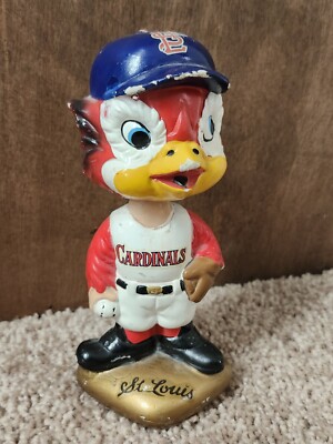 St. Louis Cardinals Vintage Fredbird Fred Bird Mascot Bobblehead 1967 ...