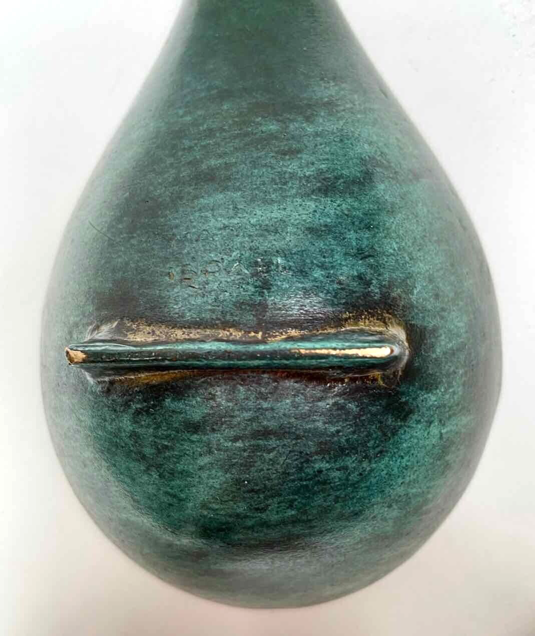 Vintage 9-1/2 in. Brass Enamel Trinket Bowl Dish Musical Instrument ...