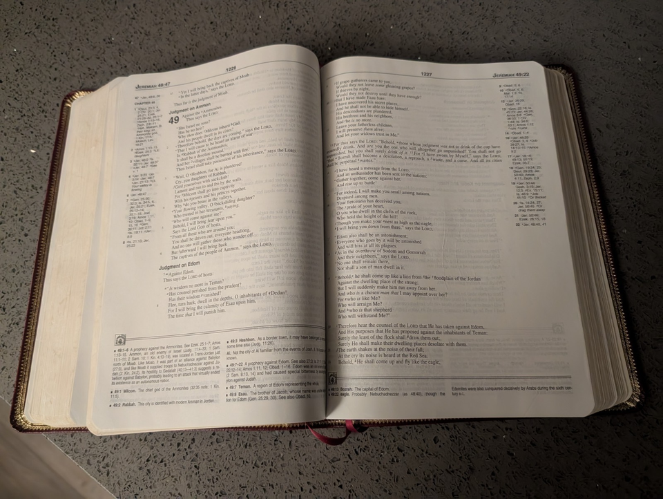 New Geneva Study Bible, New King James Version, Nelson 2996BG Burgundy ...